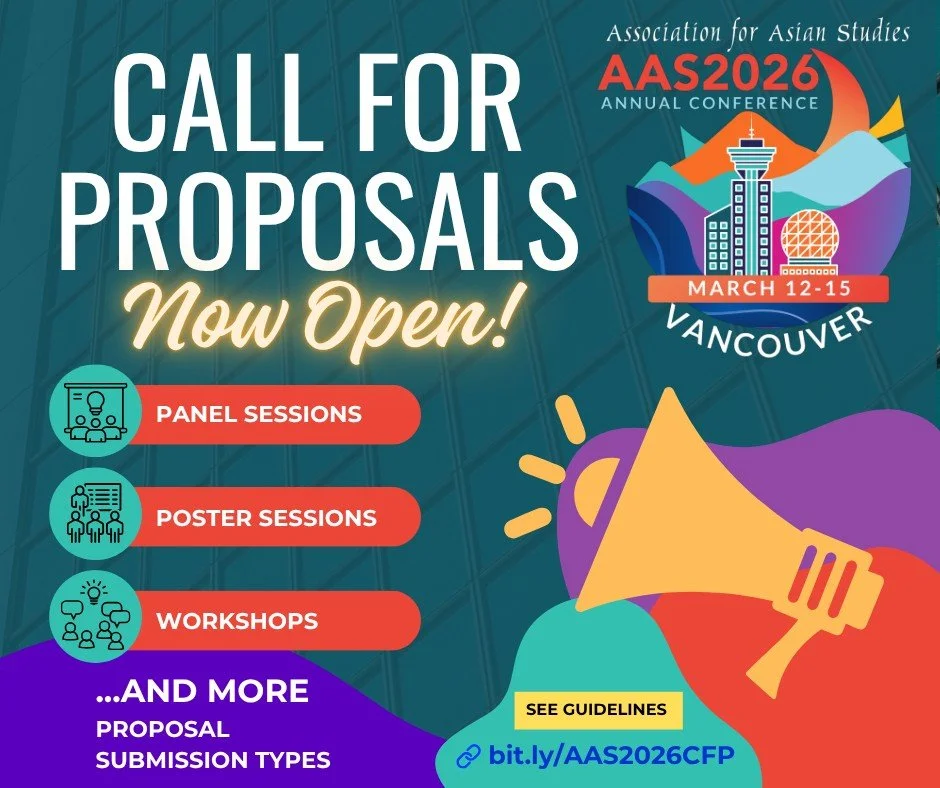 Call for Proposals - Association for Asian Studies Annual Conference ...