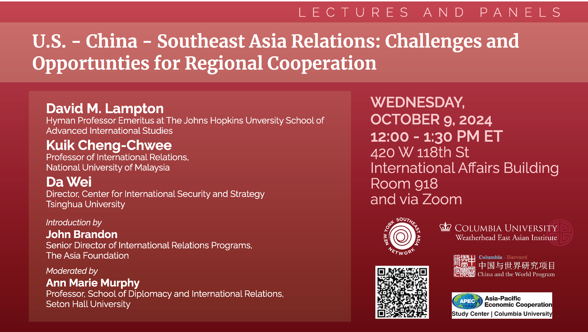 U.S. - China - Southeast Asia Relations: Challenges and Opportunities ...