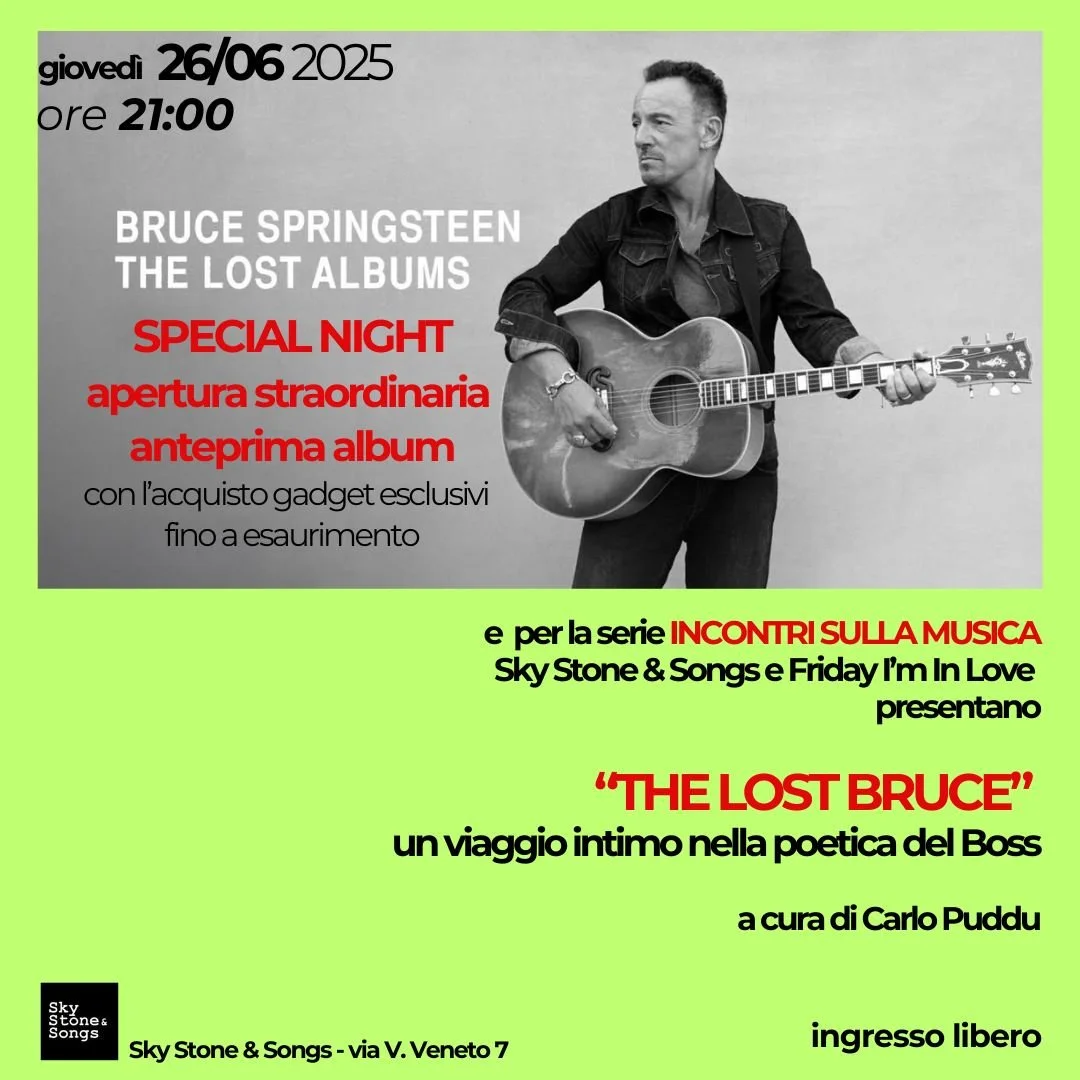 Bruce Springsteen The Lost Albums — LUCCA WHAT'S ON