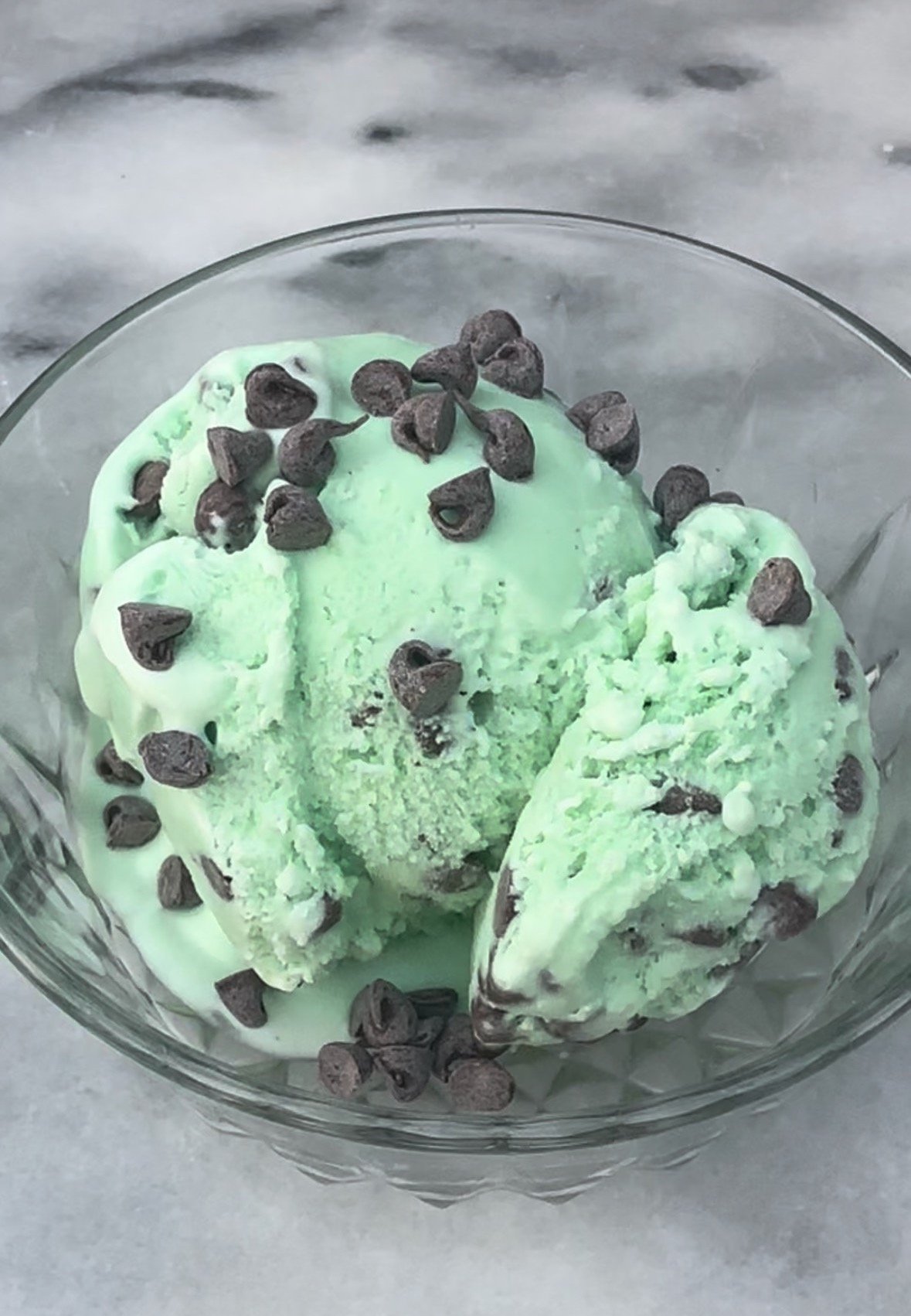 Helado Con Chispas De Chocolate