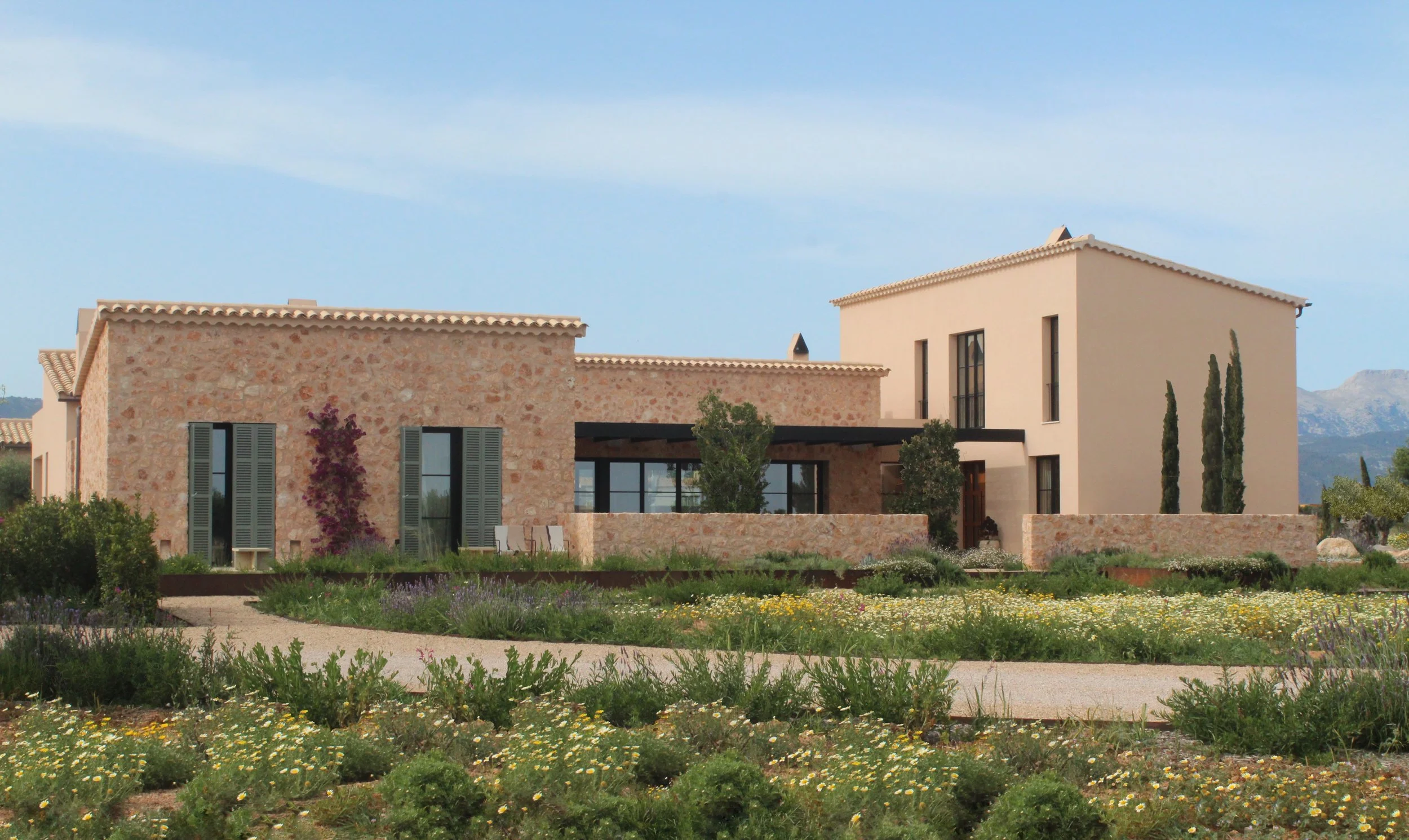 Naturalistic Garden Design Project | Vineyard Country Estate Biniali ...