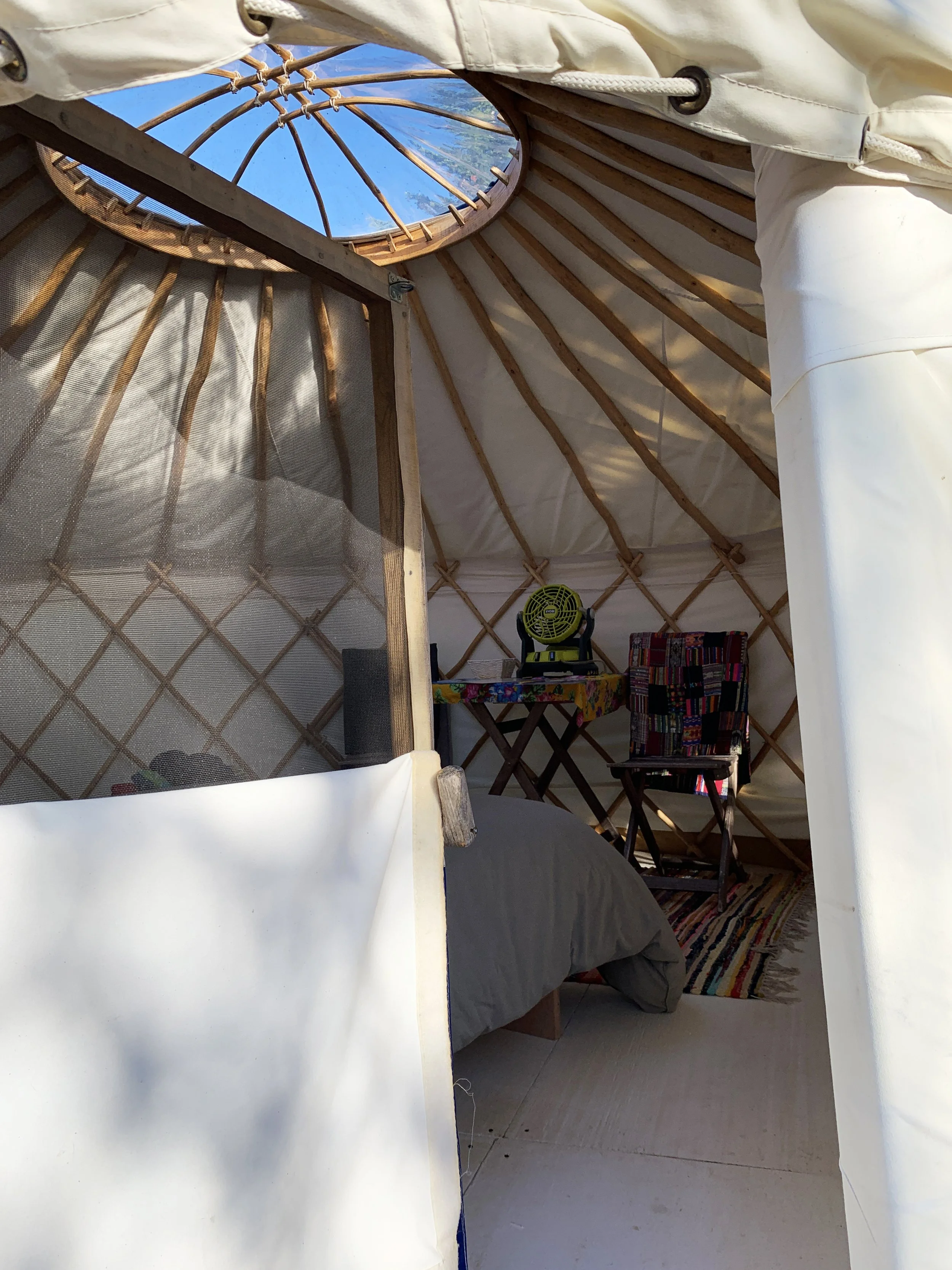 Sparrow Yurt — Sally's Brook Wilderness Cabins