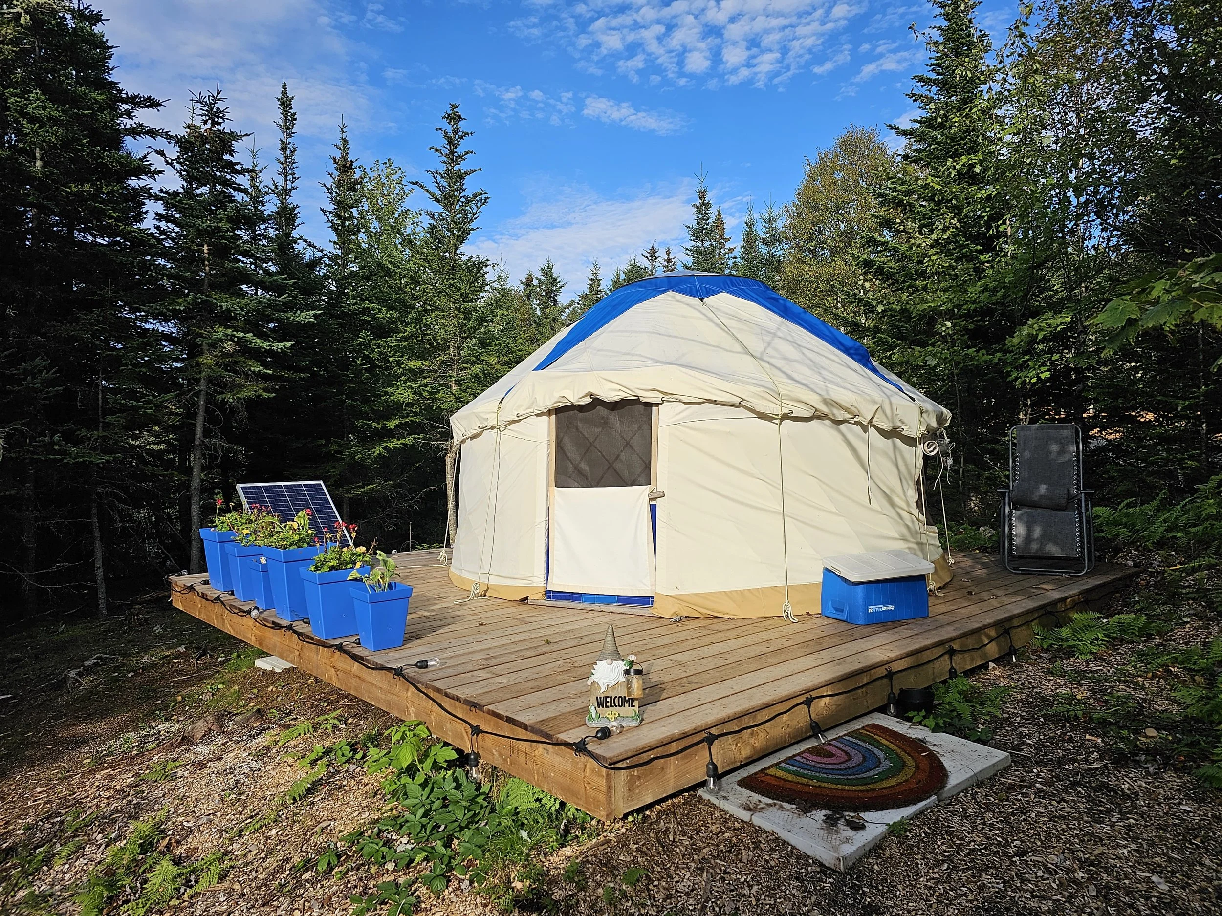 Sparrow Yurt — Sally's Brook Wilderness Cabins