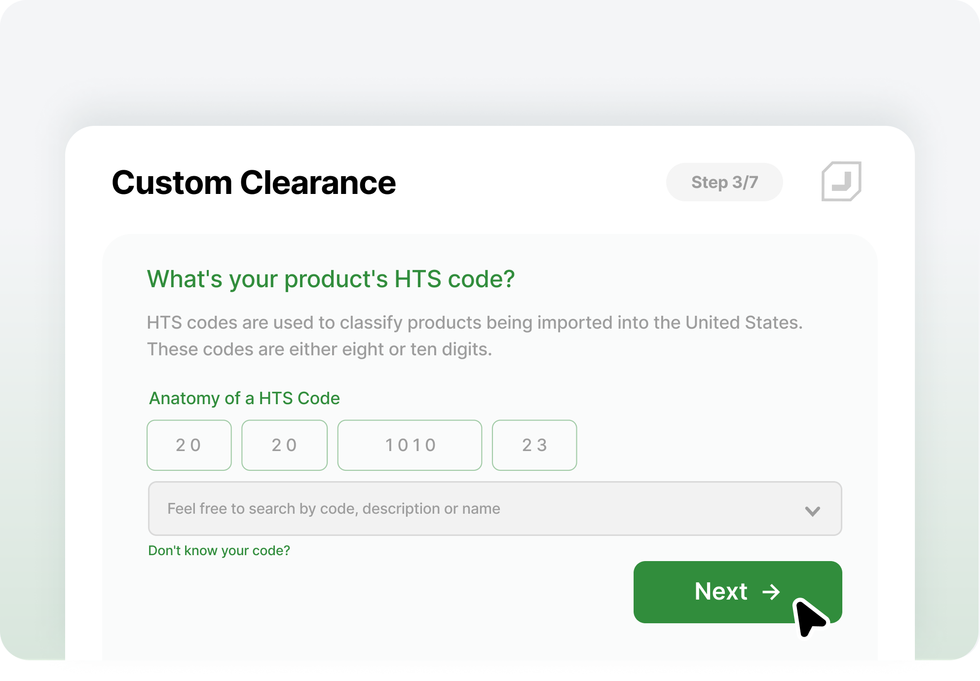 Customs Clearance — Importal