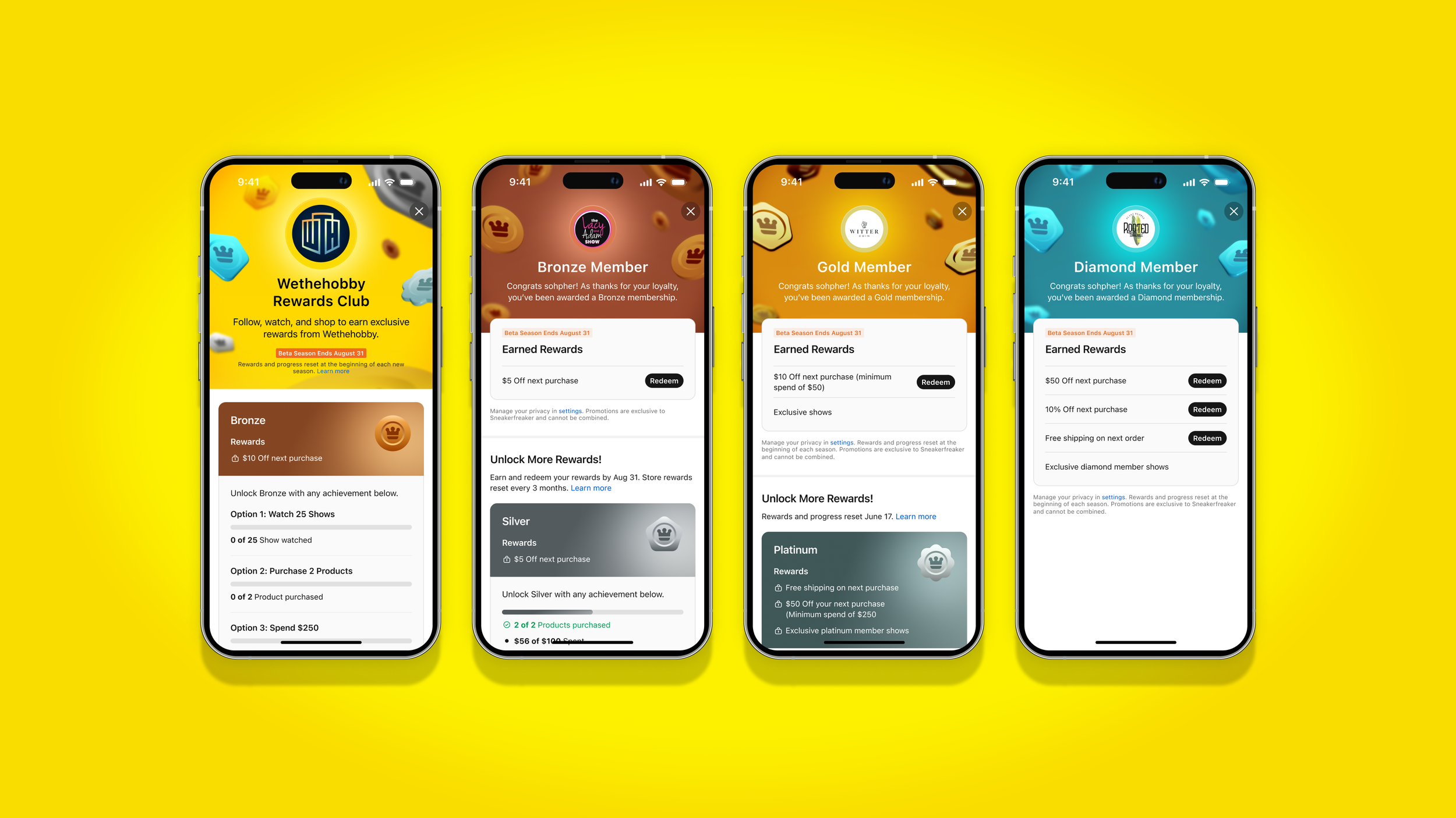 Product Updates: Rewards Club is Live — News & Whatnot