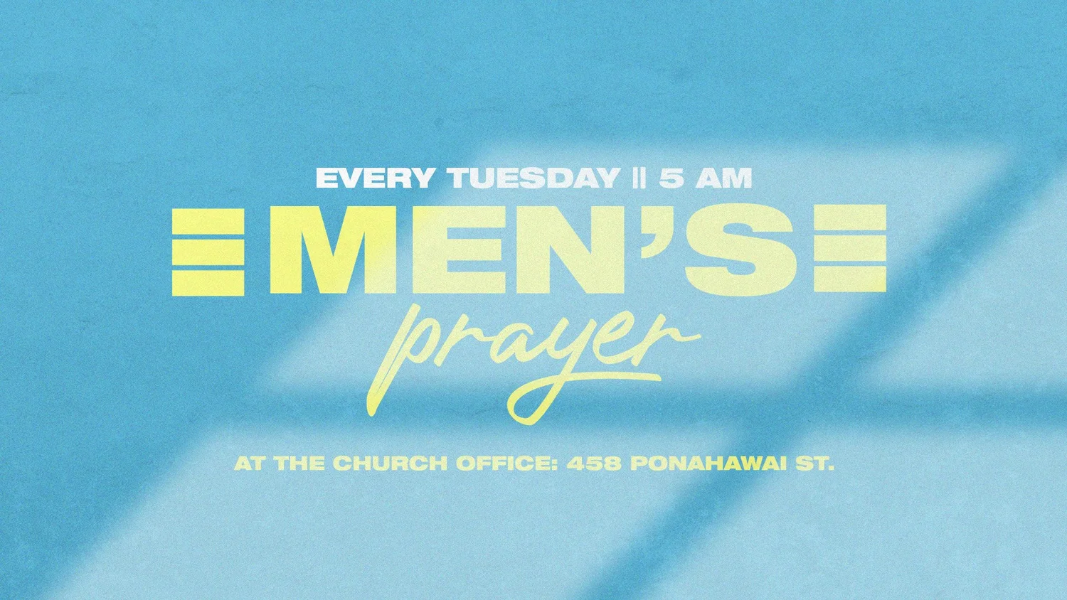 Men’s Prayer — ARISE CHURCH