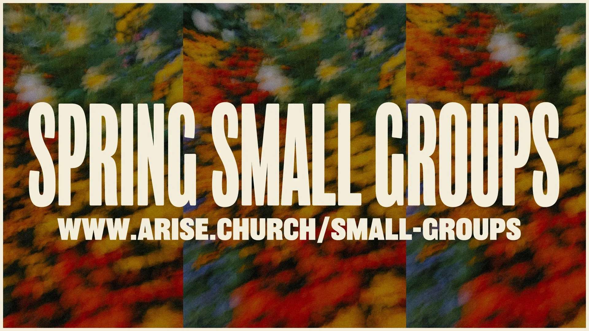 Spring Semester Small Group Launch — ARISE CHURCH