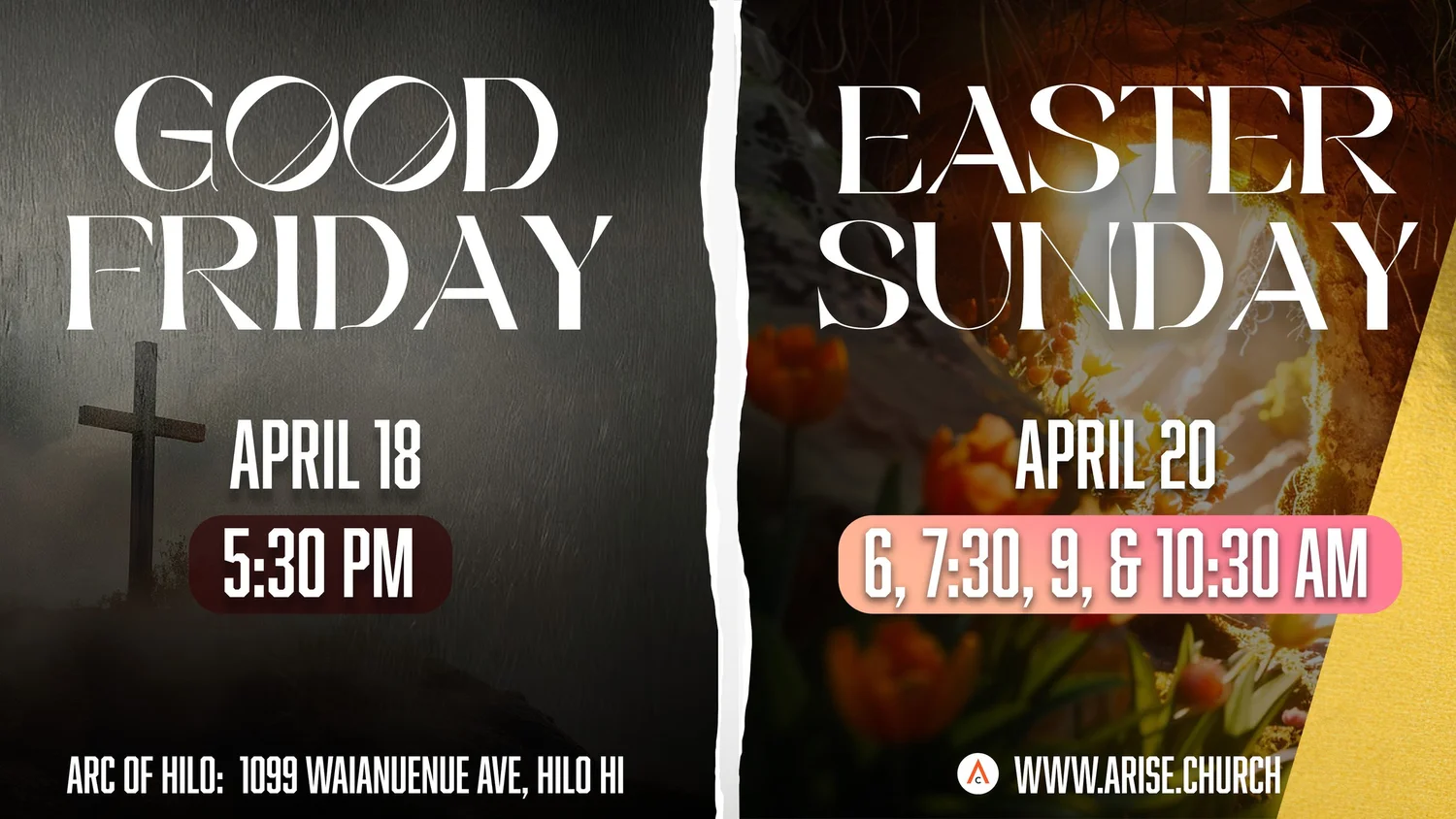 Easter Sunday - Easter Service — ARISE CHURCH