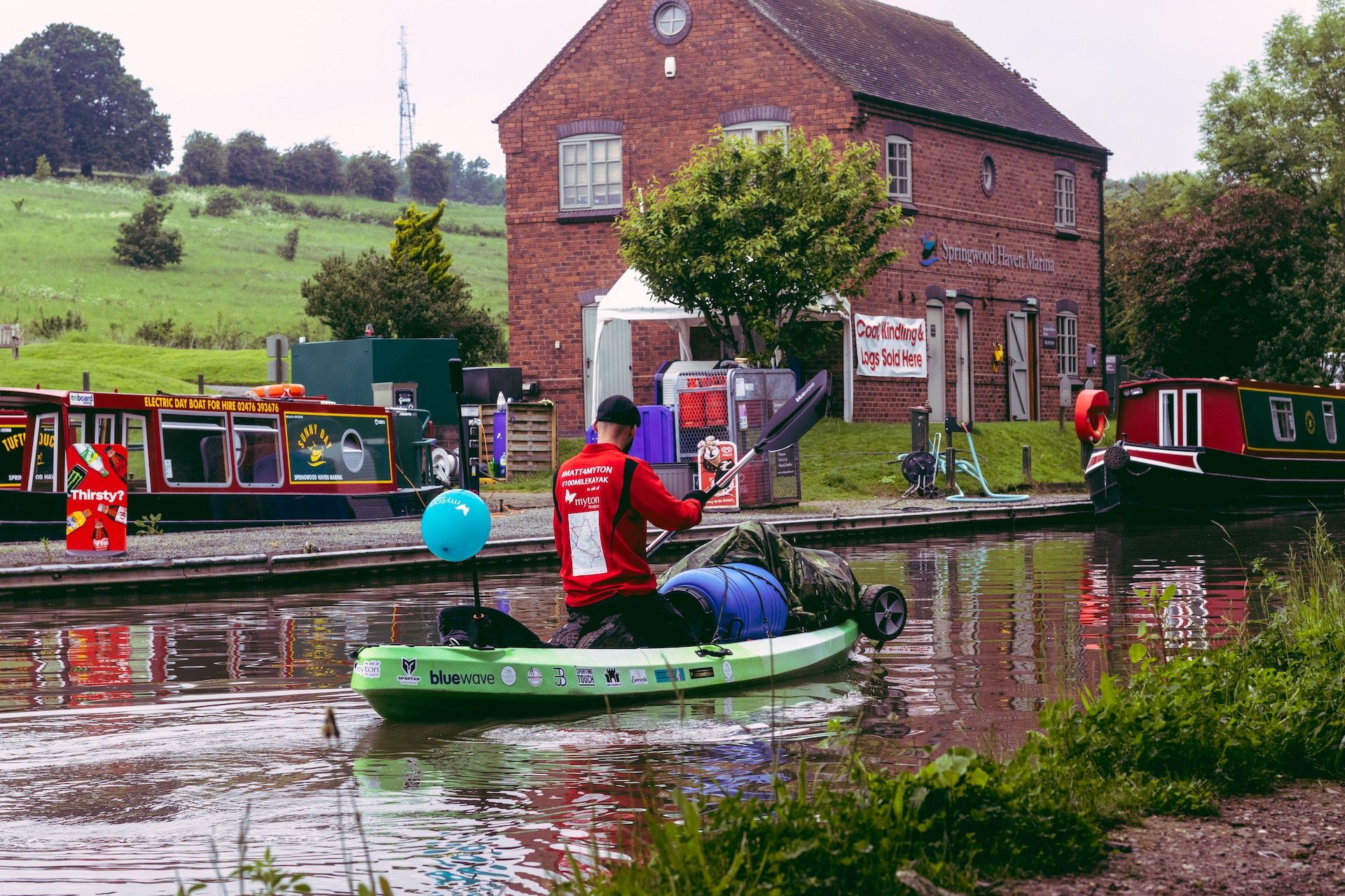 Matt's Charity Kayak Challenge — The Horseshoes, Nuneaton