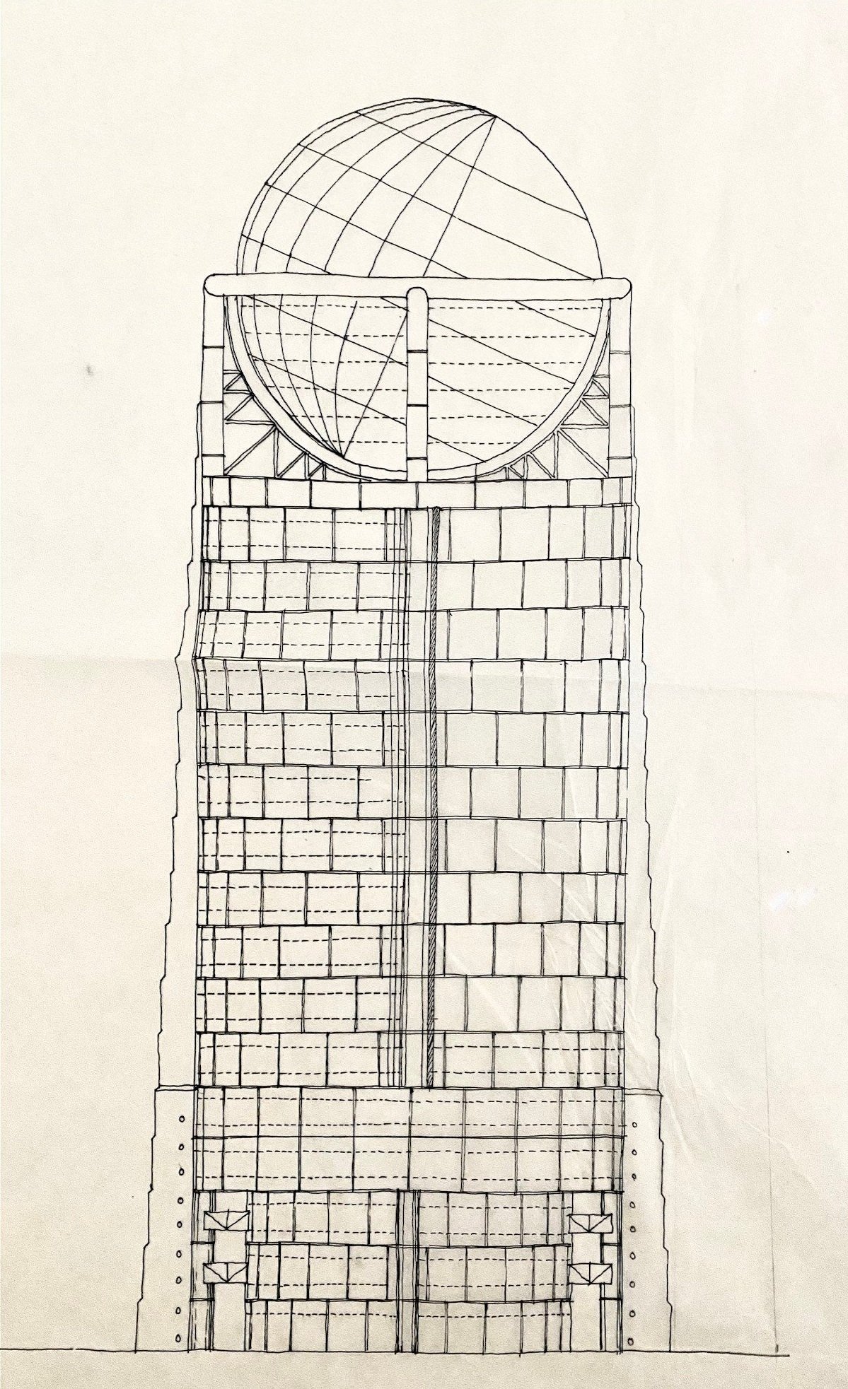 Chicago Tribune Late Entry Competition 1988 — John G. Ellis Architect