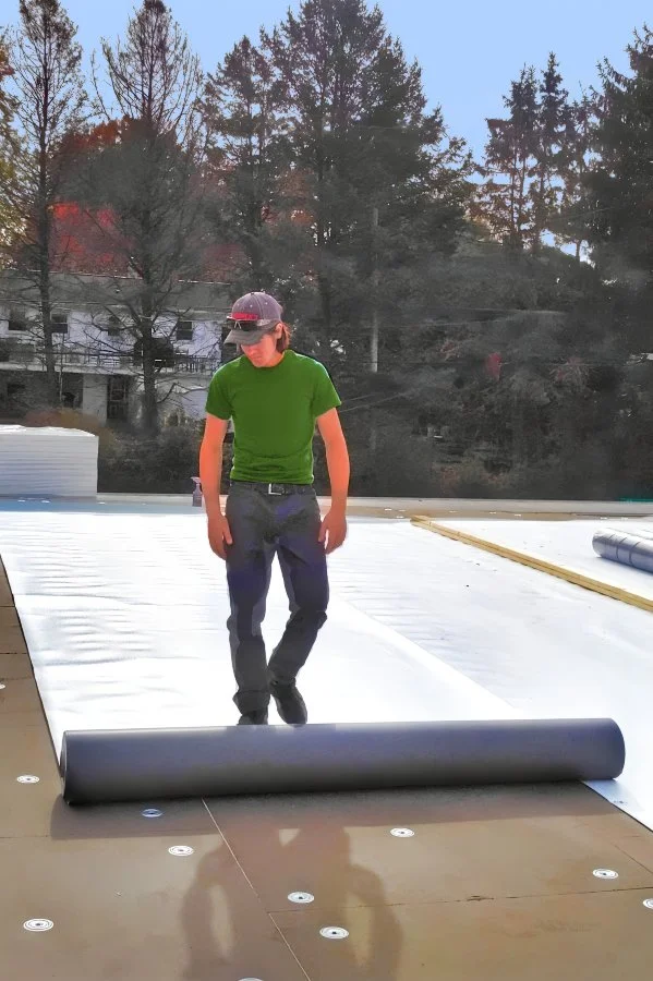 Single-Ply Membrane Roll Roofing — Bear Mountain Builders I Commercial ...