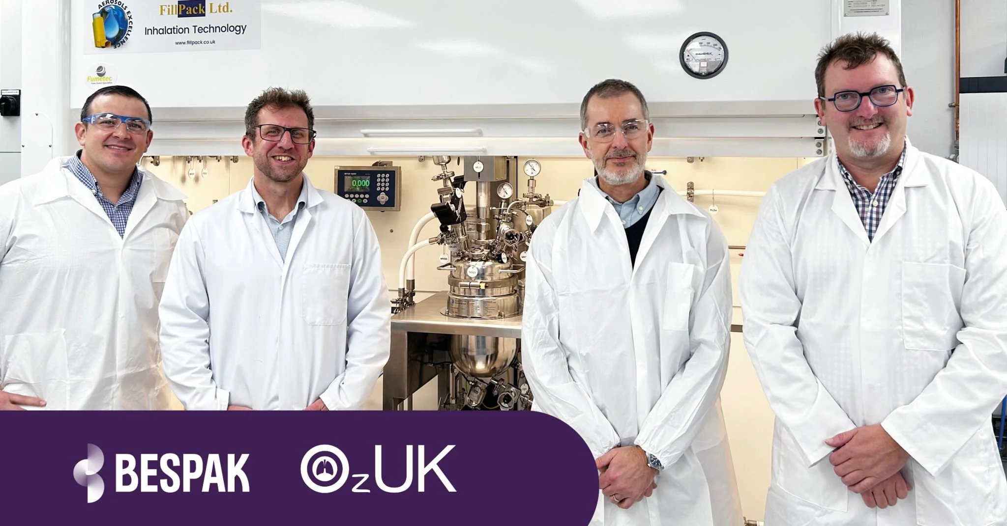 OzUK & Bespak further strengthen pressurised Metered Dose Inhaler product development ...