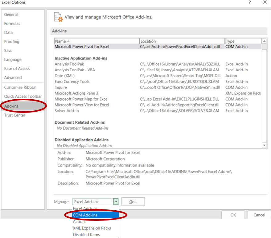 How to install Power Query and Power Pivot in Excel — Lightdotlab