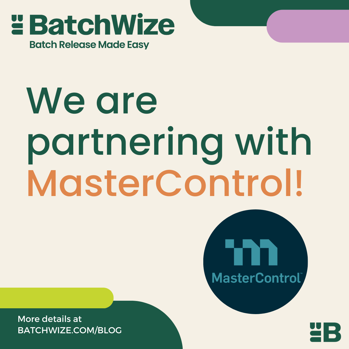 Trusted Partners with MasterControl — BatchWize | Batch Release Made Easy
