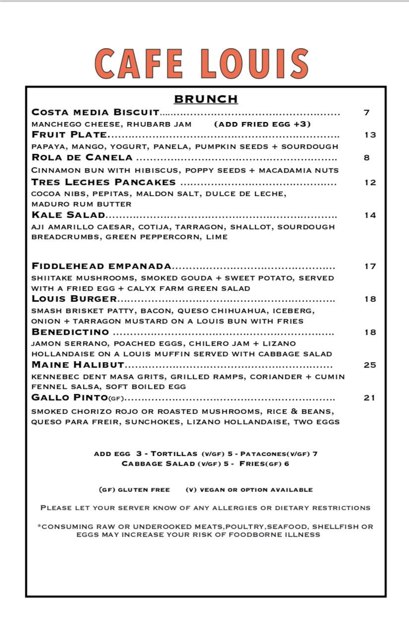 Menus — Cafe Louis (Copy)