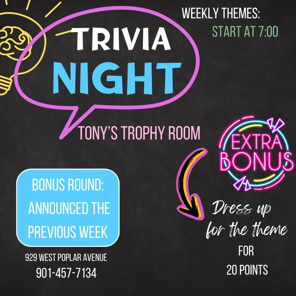 events — Tony's Trophy Room