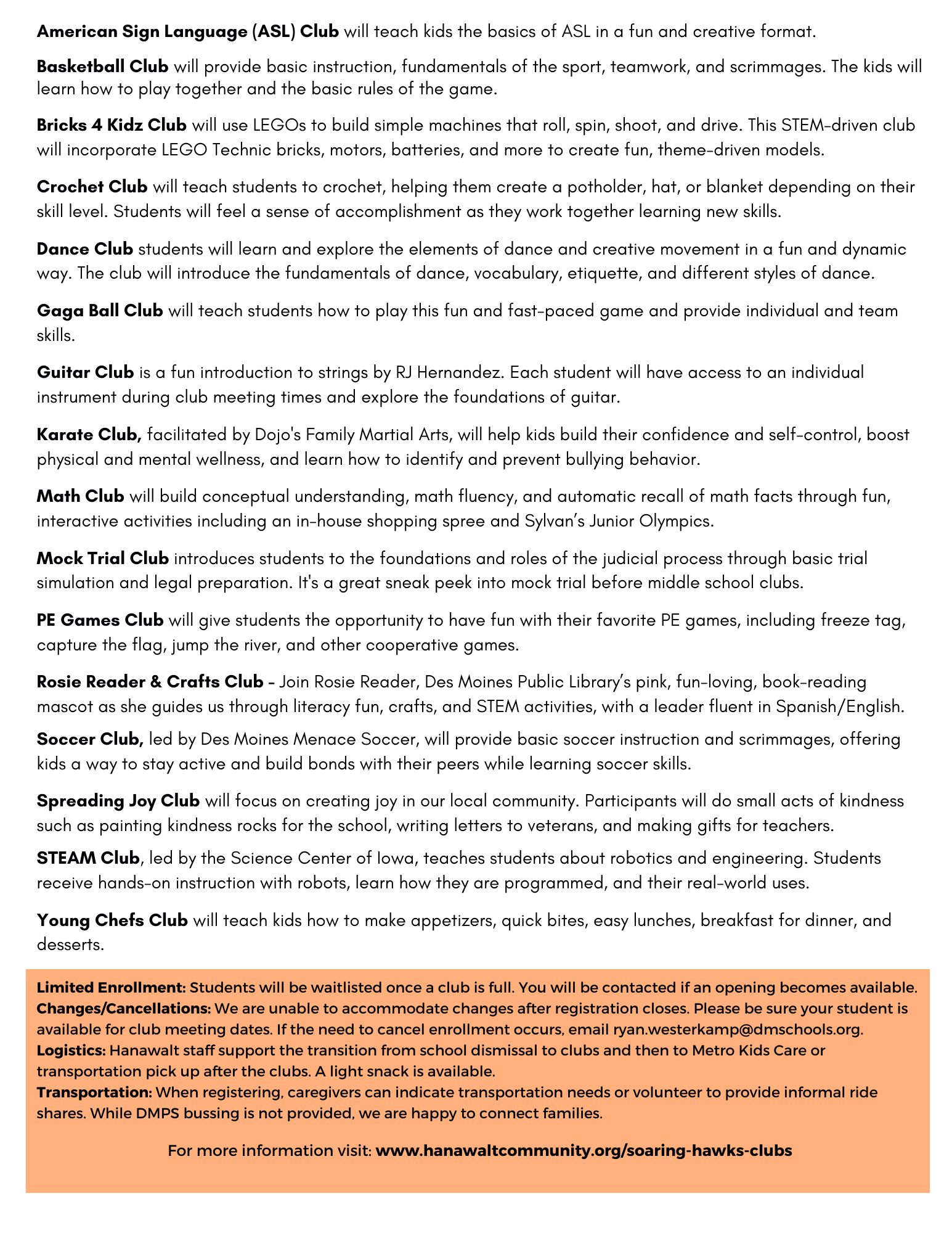 Soaring Hawks Clubs — Hanawalt Community