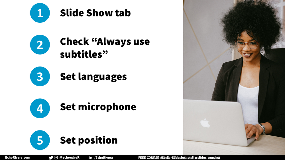 How to add live subtitles to PowerPoint (and a test of how accurate it ...