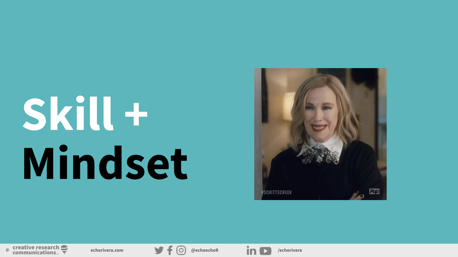 2 mindsets you need to become an effective presenter — Echo Rivera