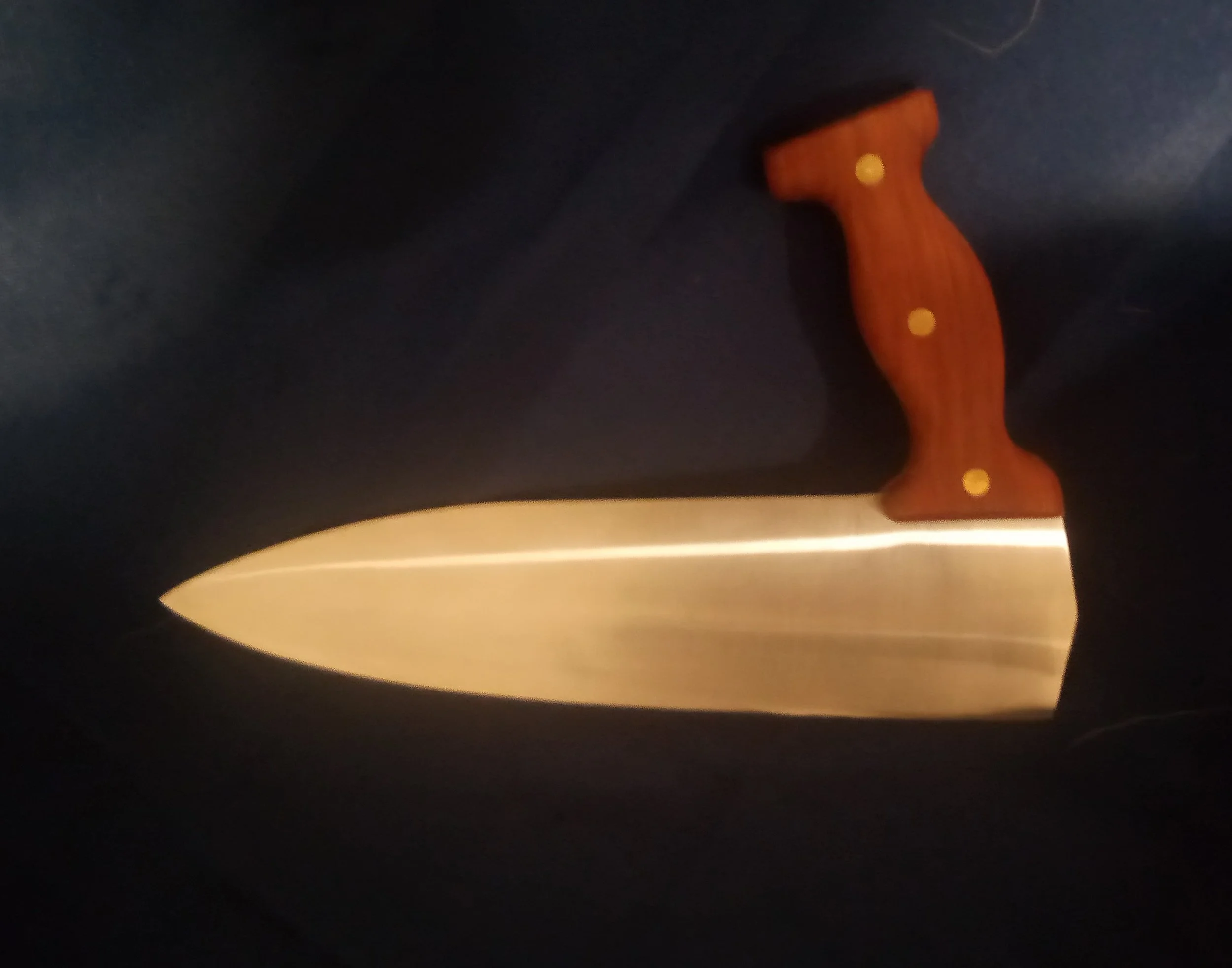 vertical handle chef knife — Wristrait Knives