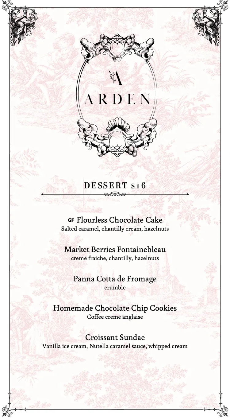 Dinner at Arden West Hollywood — Arden