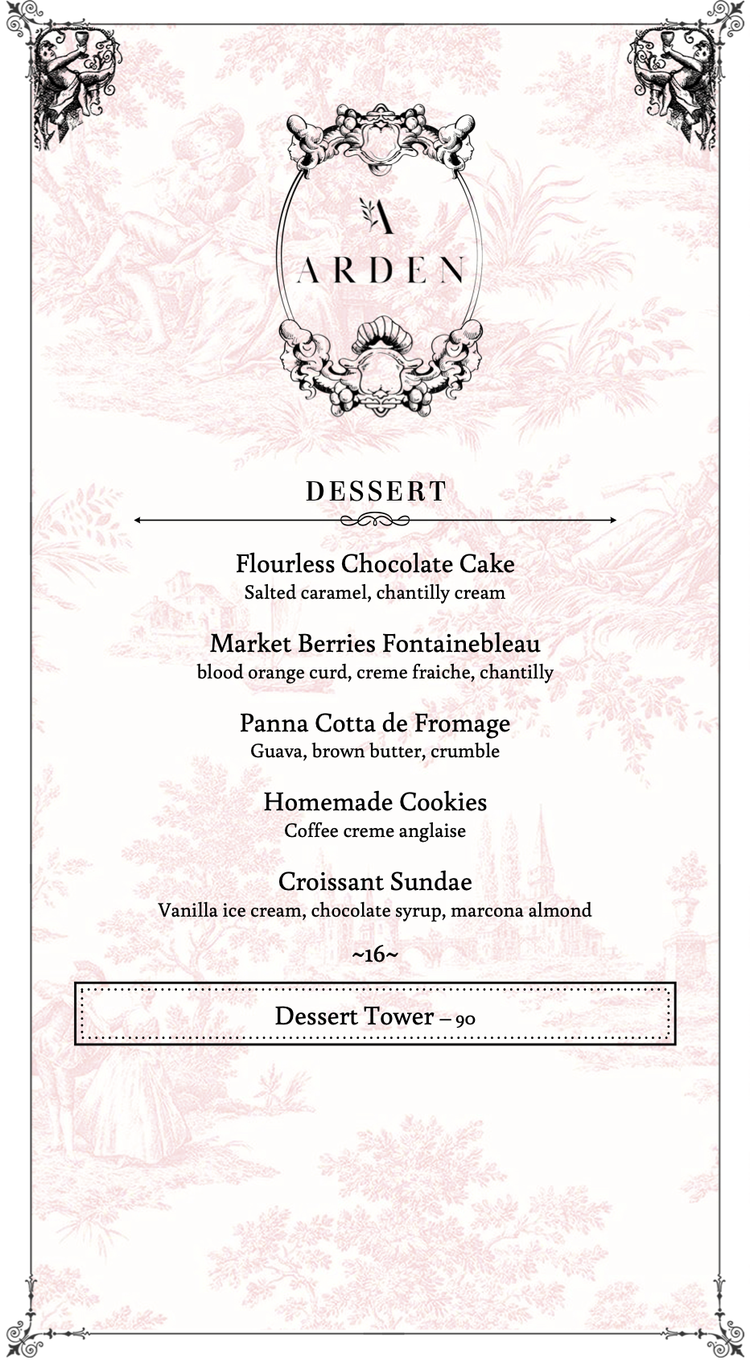 Dinner at Arden West Hollywood — Arden