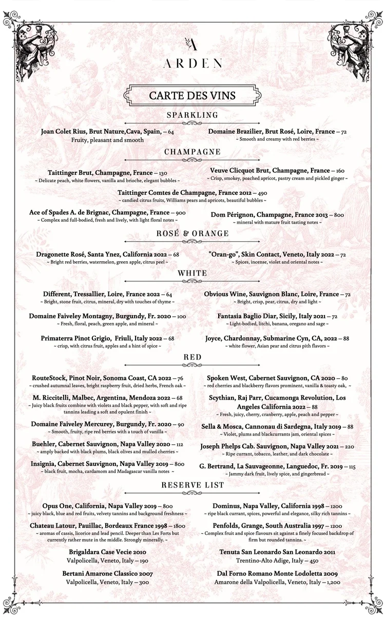 Arden Restaurant & Bar — Arden