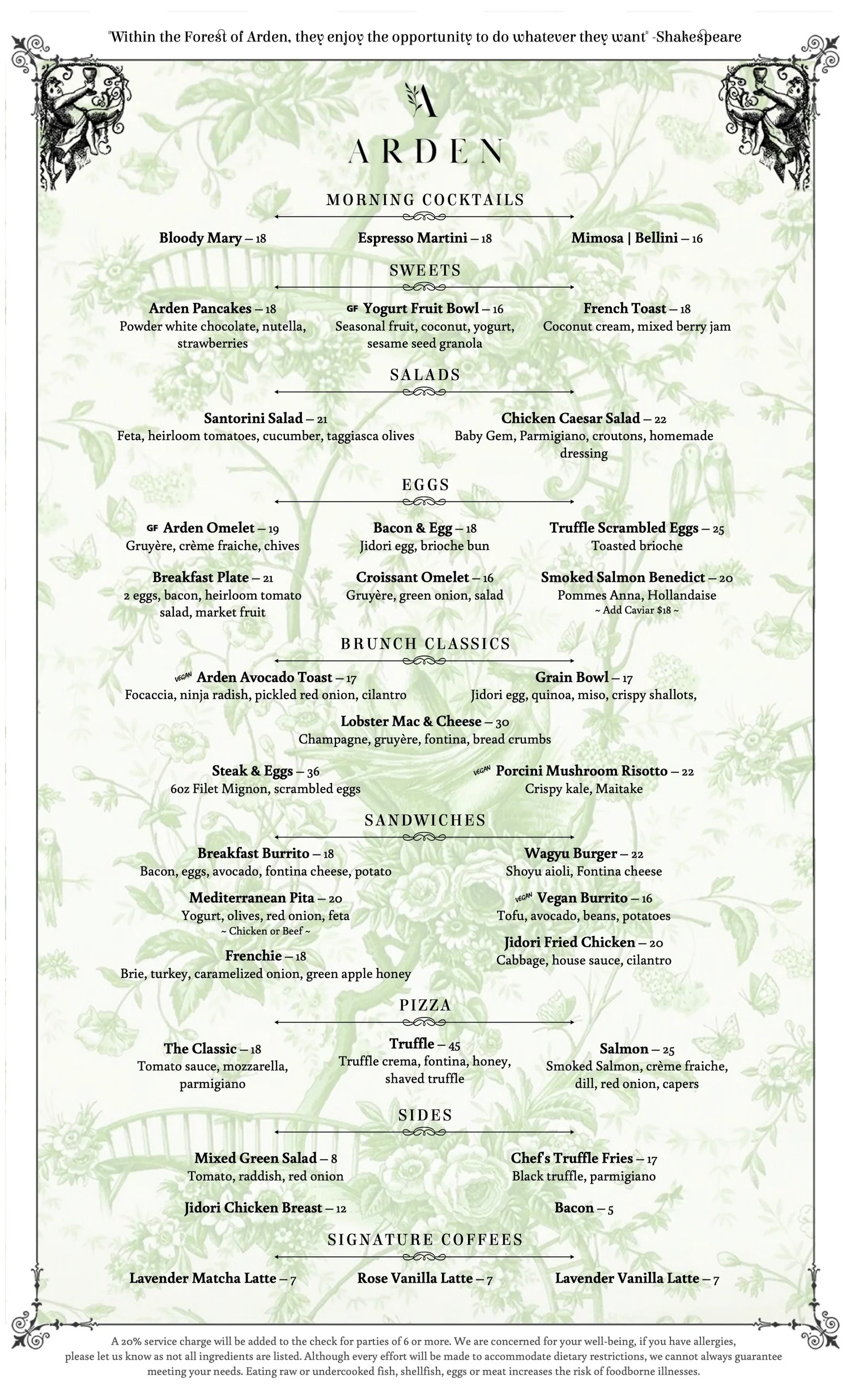 Arden Restaurant & Bar — Arden