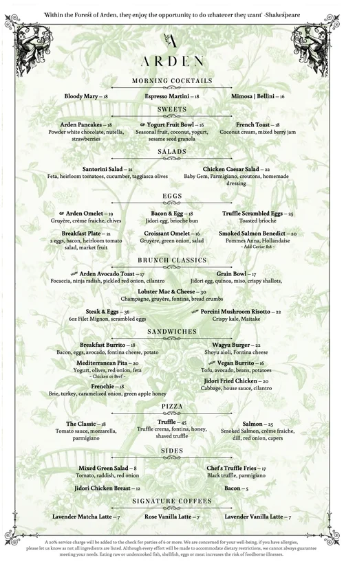 Arden Restaurant & Bar — Arden
