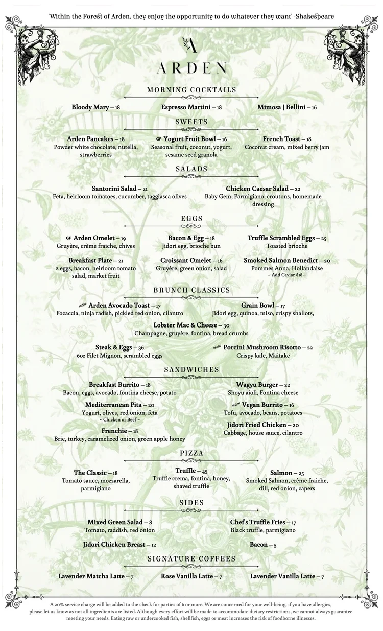 Arden Restaurant & Bar — Arden
