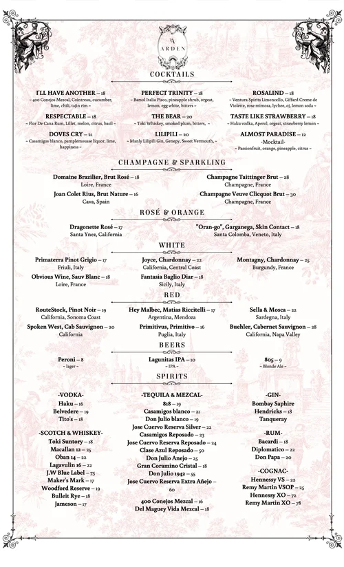 Arden Restaurant & Bar — Arden