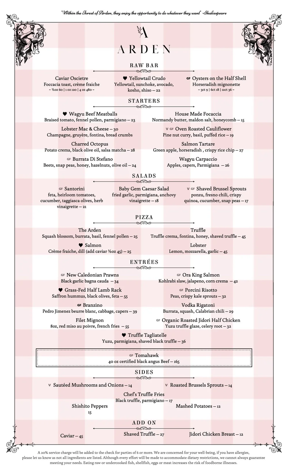 Arden Restaurant & Bar — Arden