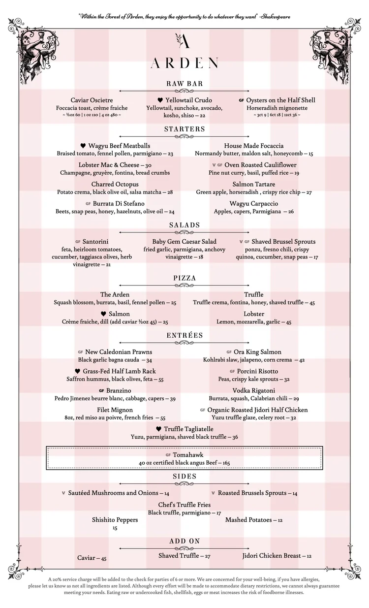 Arden Restaurant & Bar — Arden