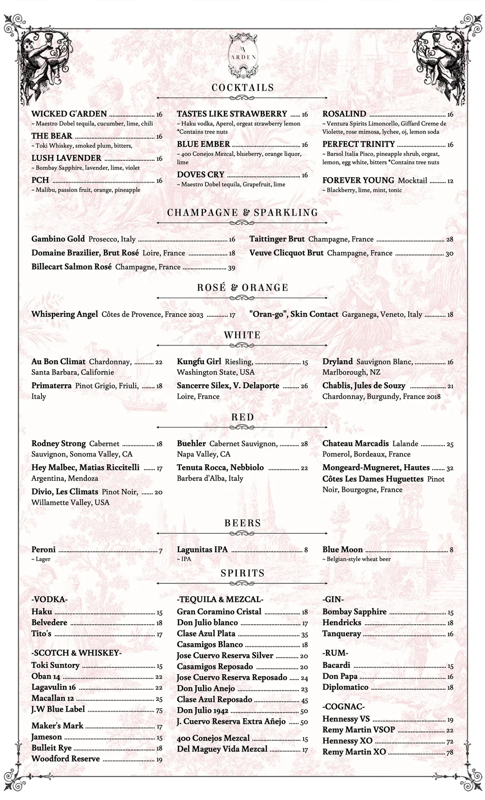 Dinner at Arden West Hollywood — Arden