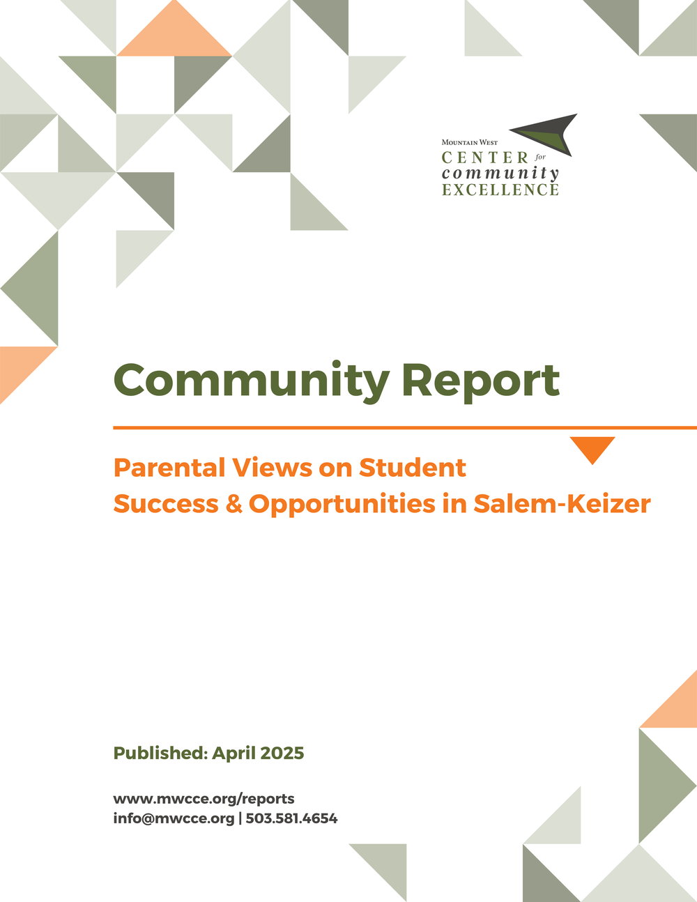 Reports — Mountain West Center for Community Excellence