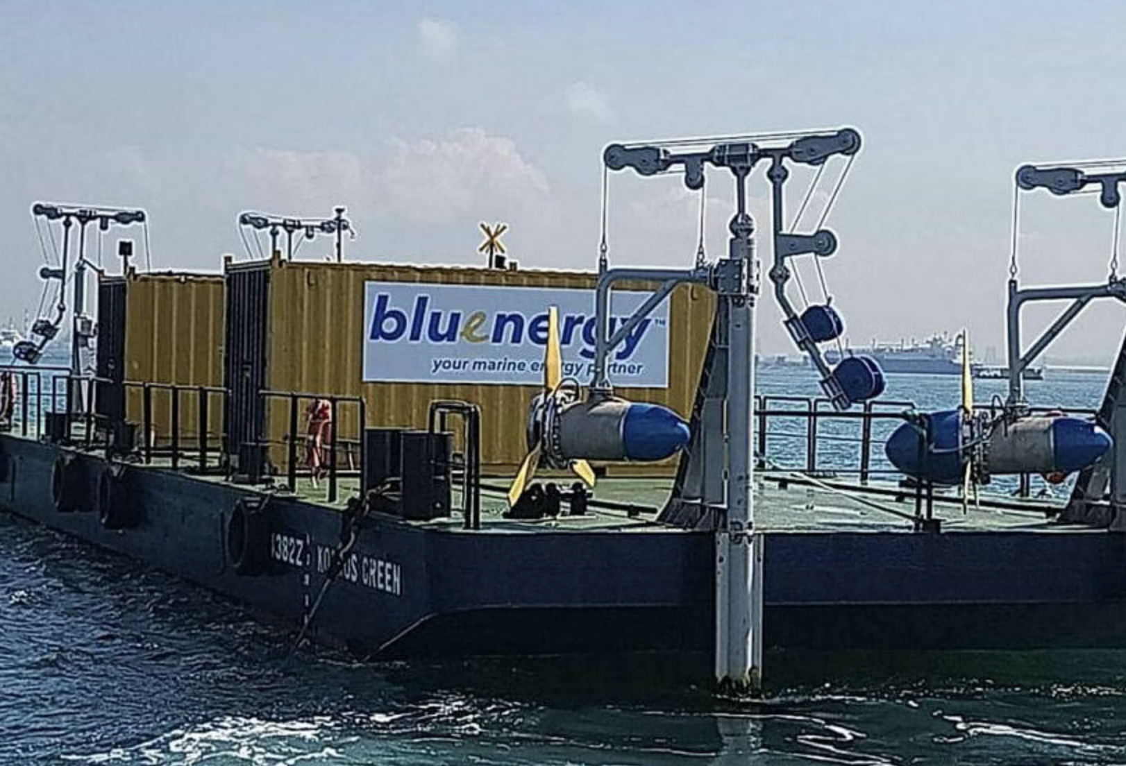 Trial to power up parts of Raffles Lighthouse with tidal energy — Bluenergy