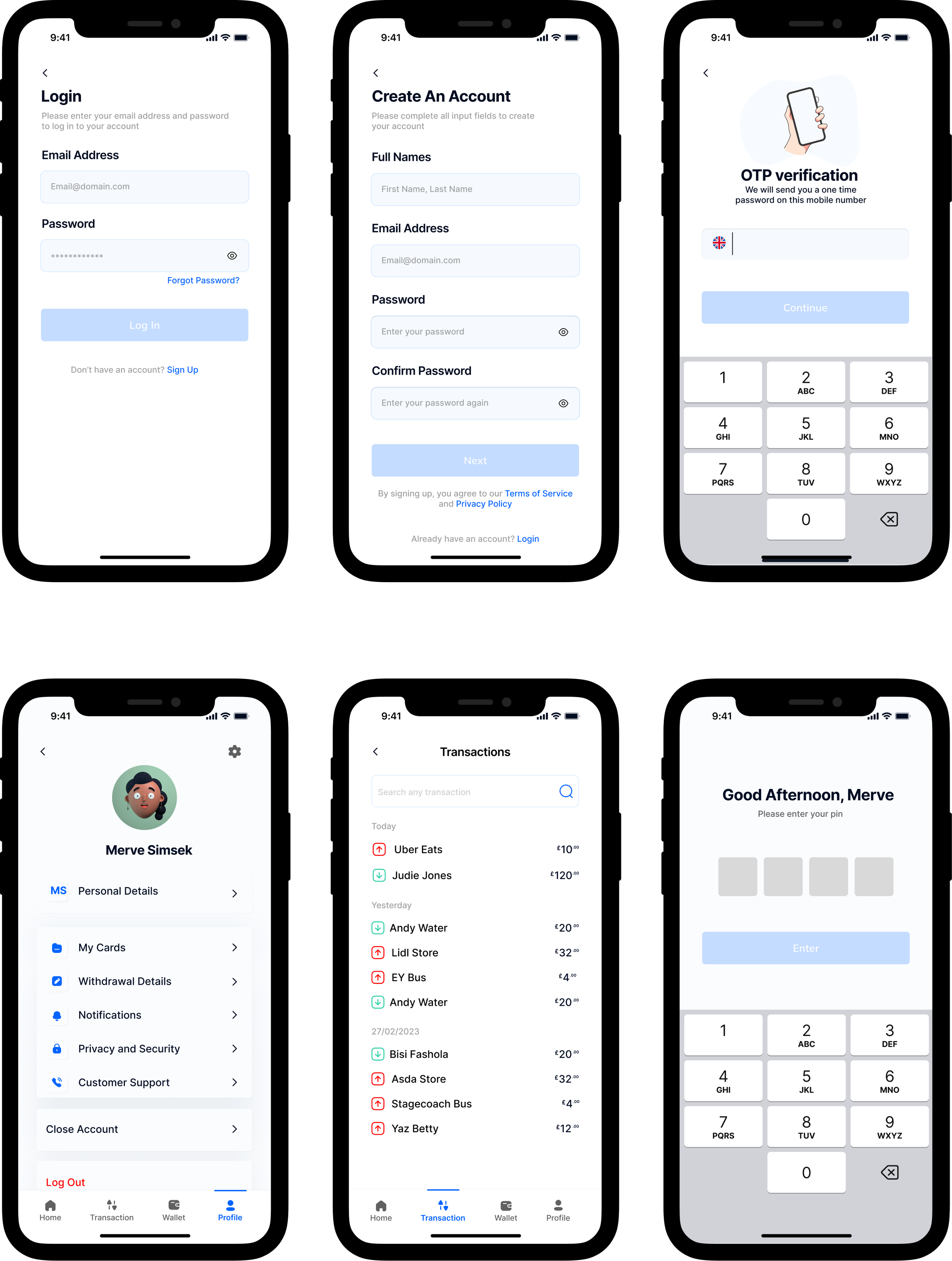PayTech App — Merve Simsek