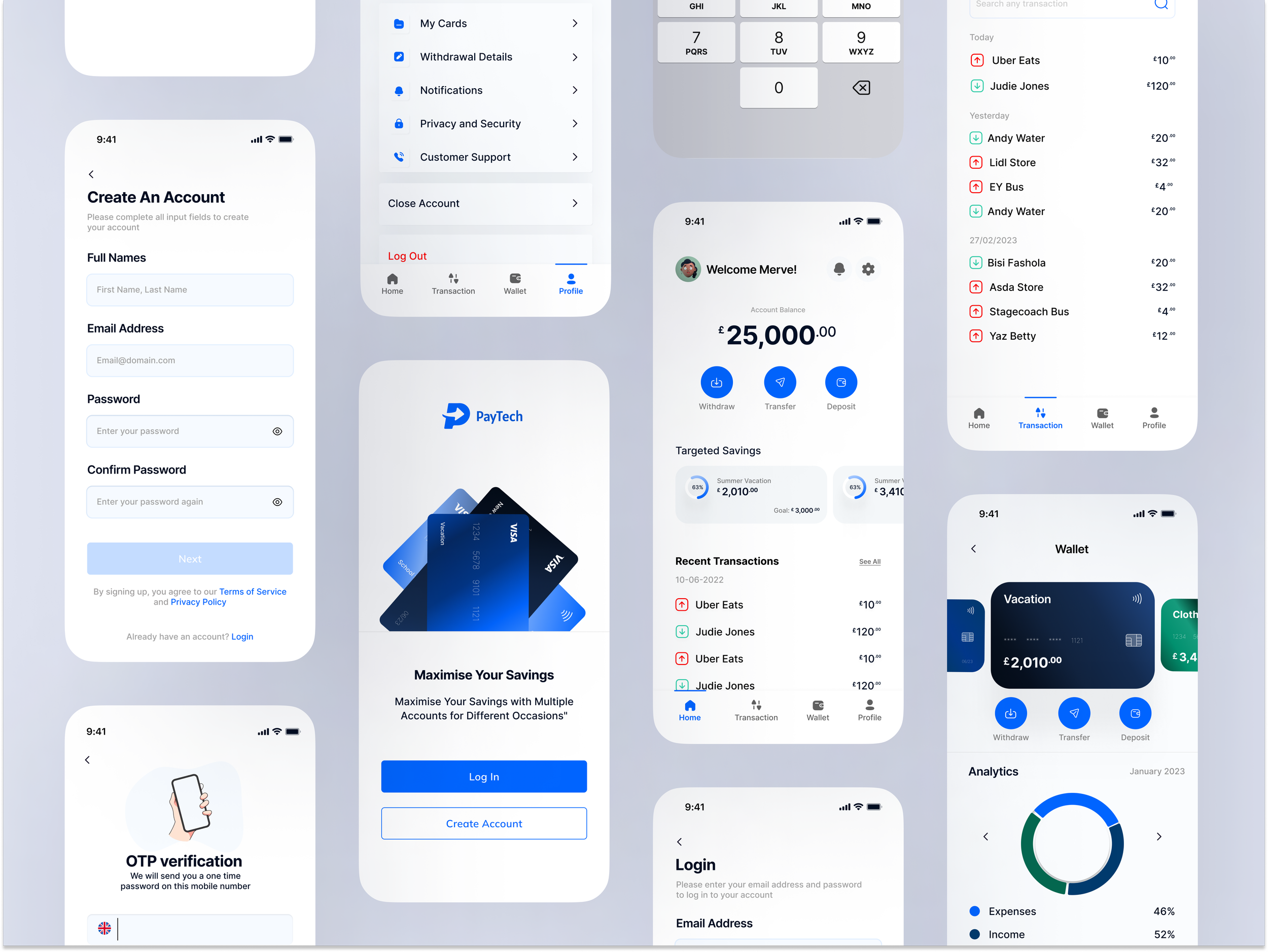 PayTech App — Merve Simsek