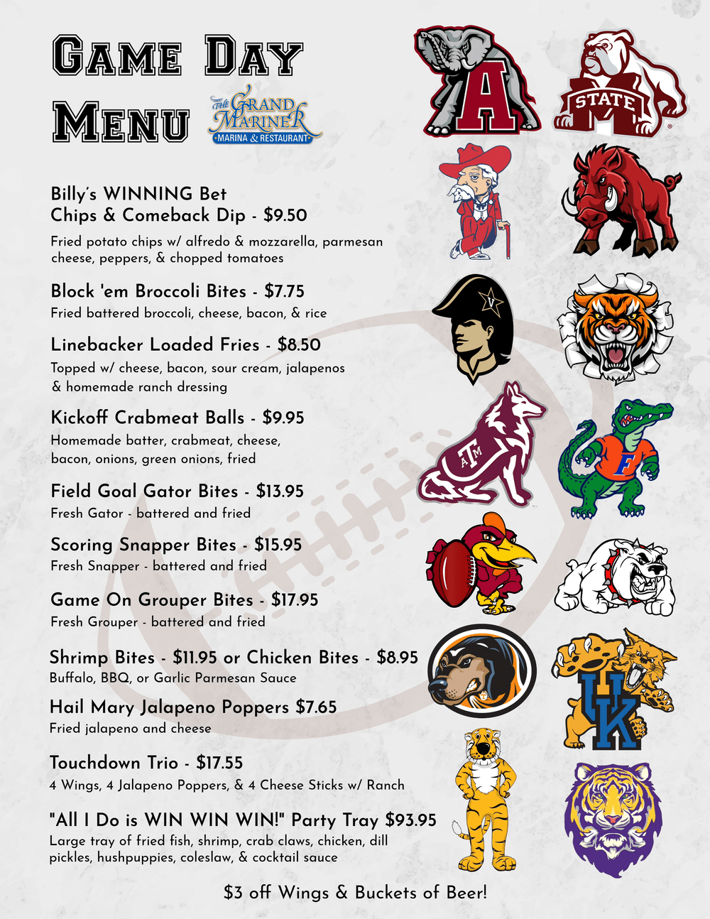 Seafood Gallore! — Grand Mariner Restaurant