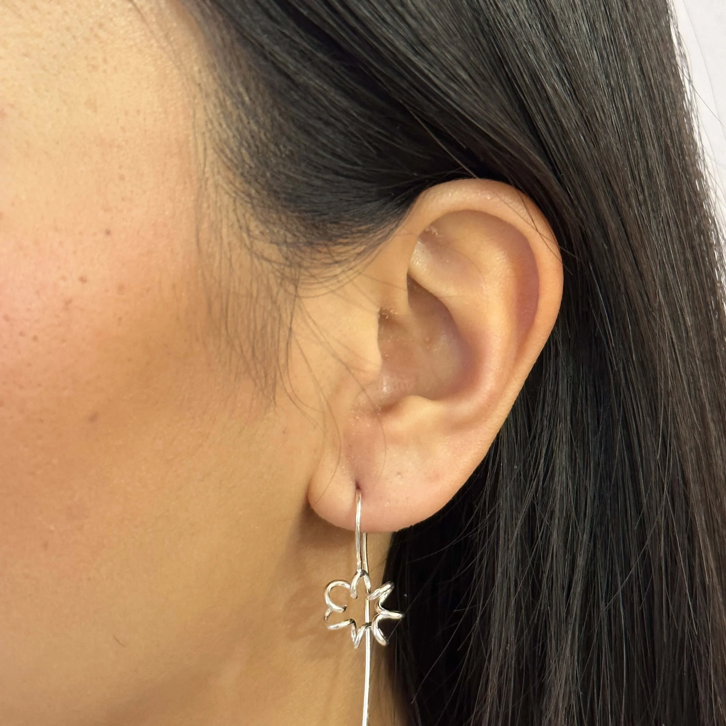 Silver and Pearl Stud |Juntos — Bello Creations | Contemporary ...