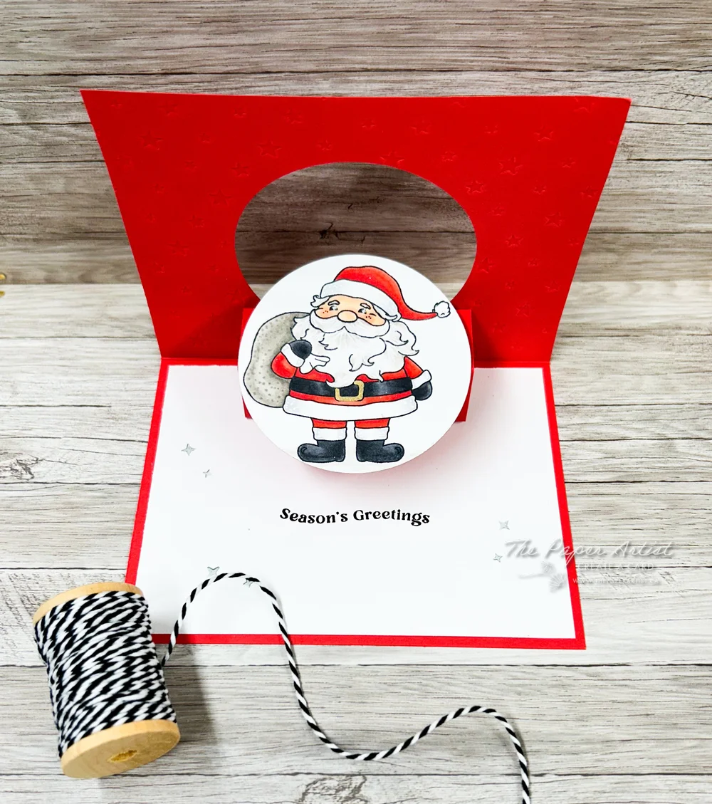 Center Pop Up Santa Card -Free Printable — Creative Card Design - with ...