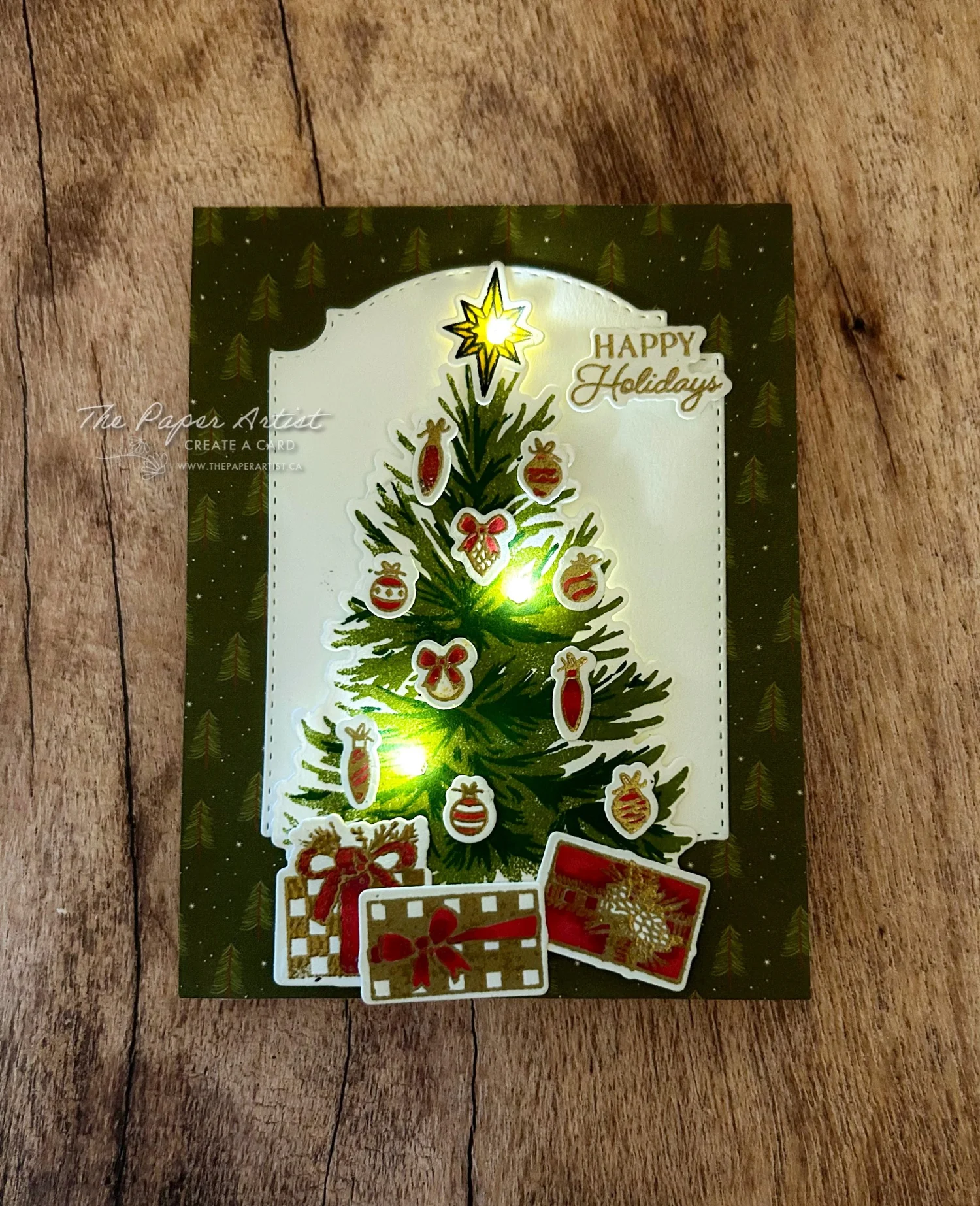 Merry & Bright - Light up Card — Creative Card Design - with The Paper ...