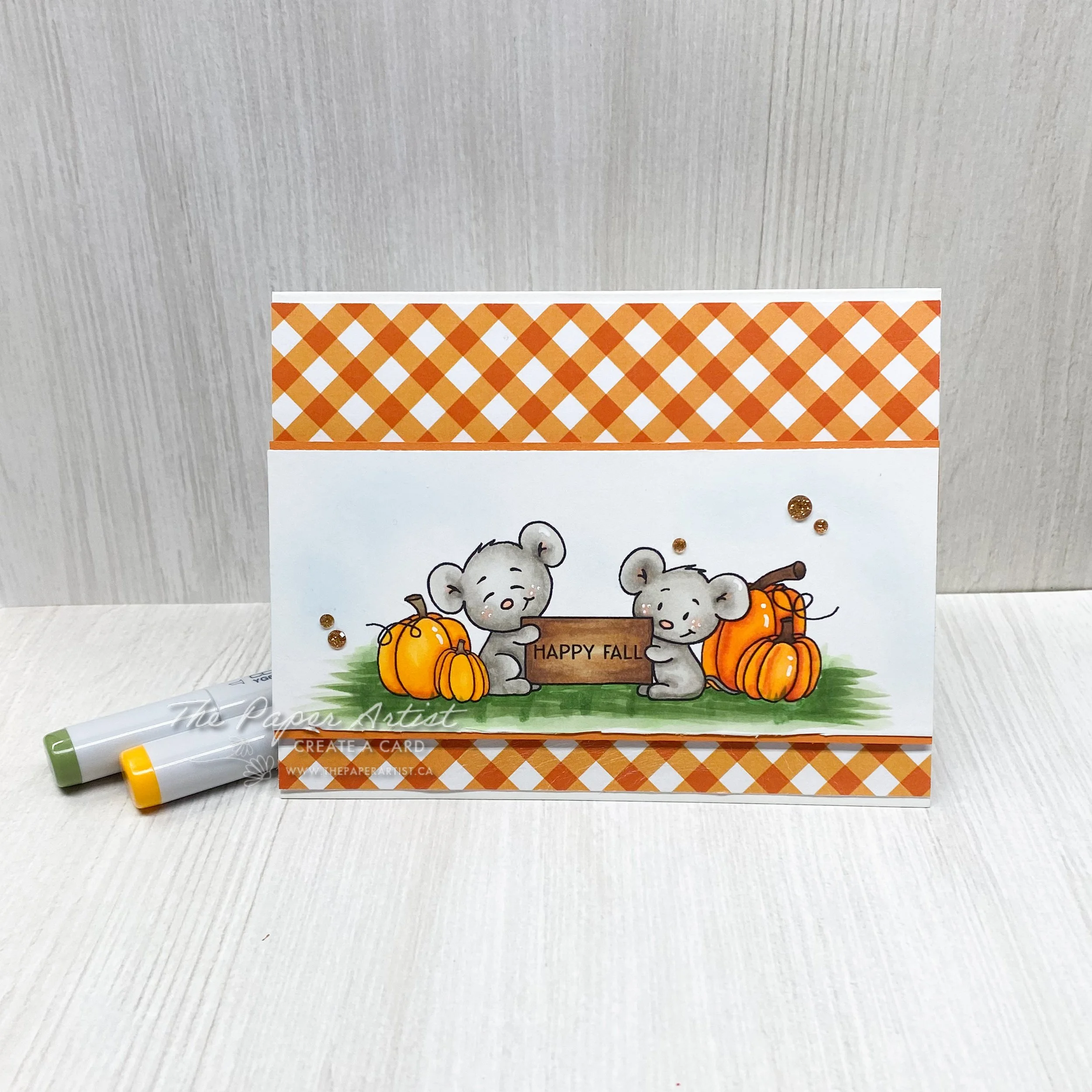 September brings 2 adorable Autumn Cards featuring Gerda Steiner ...