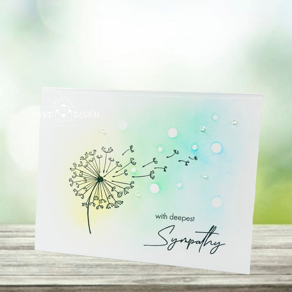 A Sympathy Card with an Interesting “Background” Story — Creative Card ...