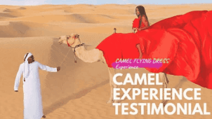 Flying Dress Dubai Photoshoot | Floganza Dubai