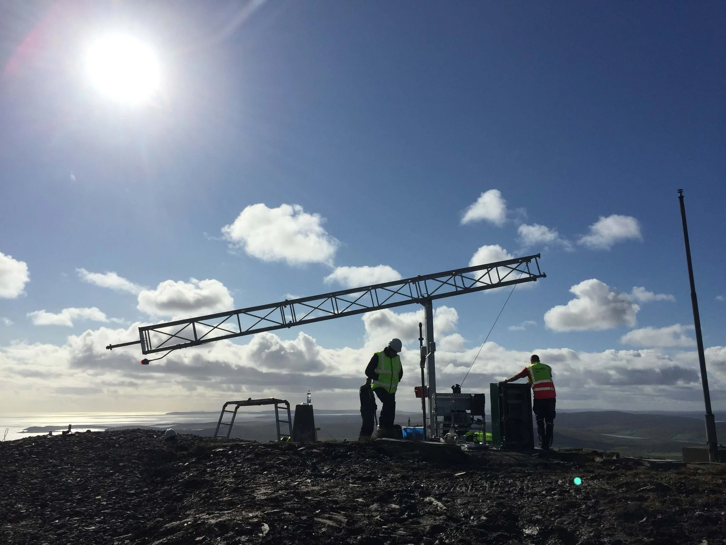 Meteorological Mast Installation — CASE Shetland