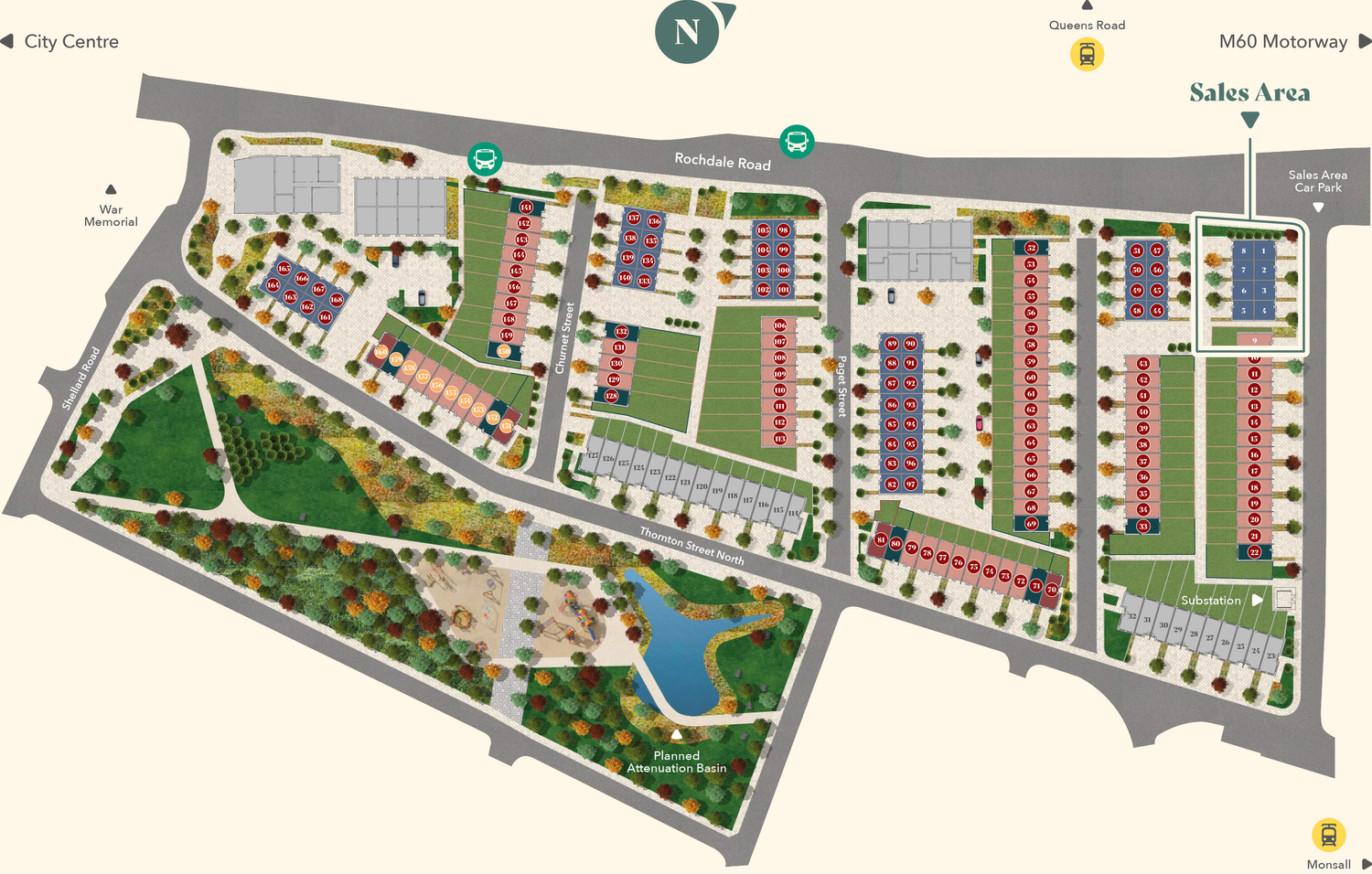 Site plan & availability — Collyhurst Village