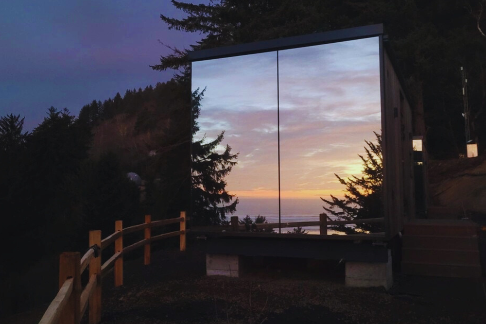 Mirror Cabins On The Oregon Coast — Two Capes Lookout