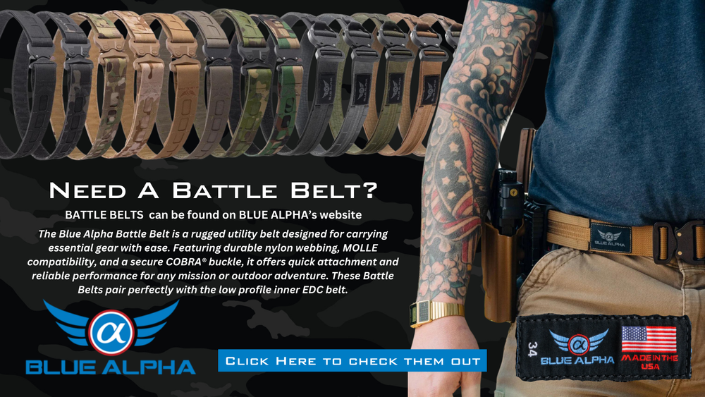 Low Profile Inner EDC Belt - FATTAC