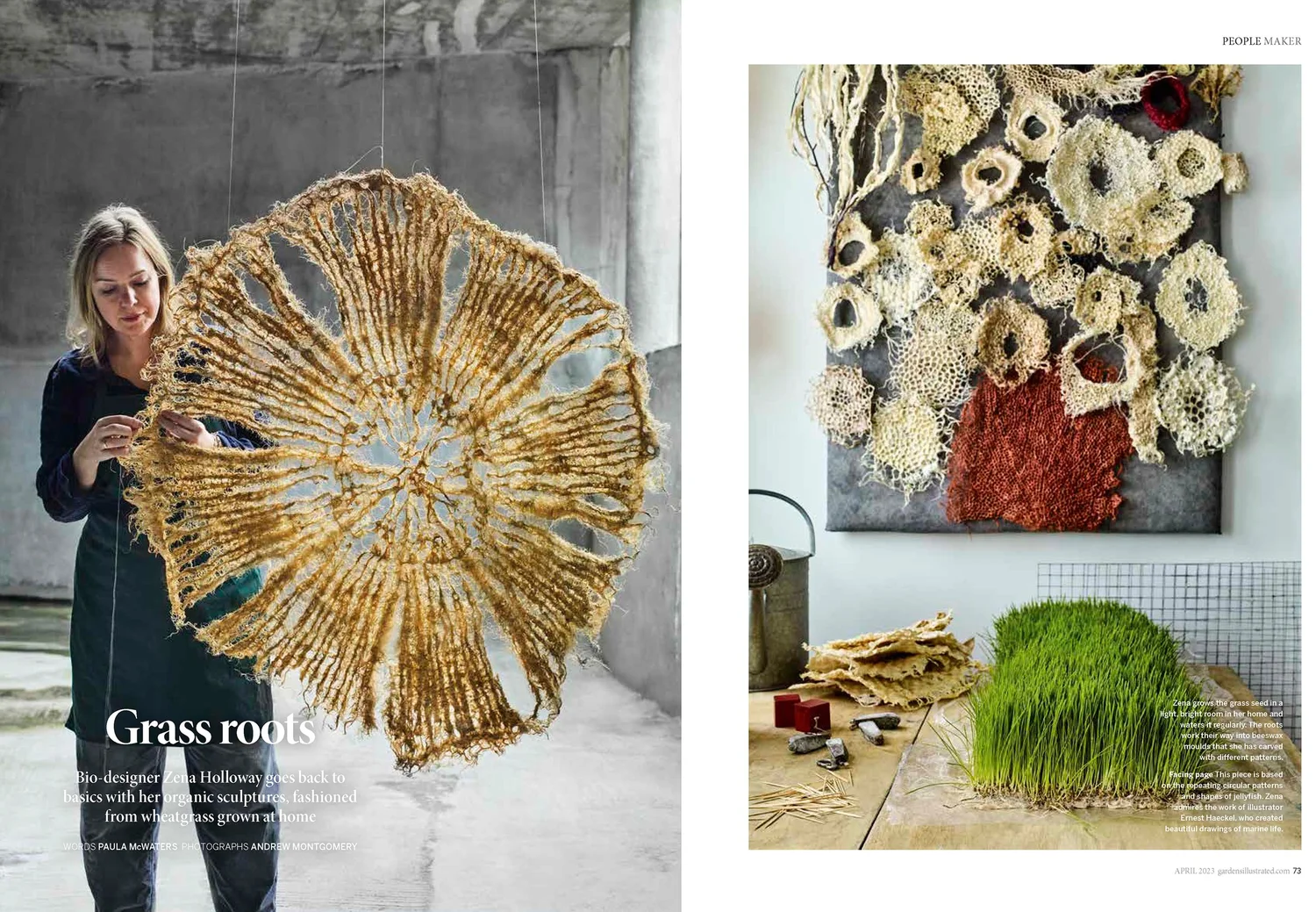 Bio-designer Zena Holloway goes back to basics with her wheatgrass ...